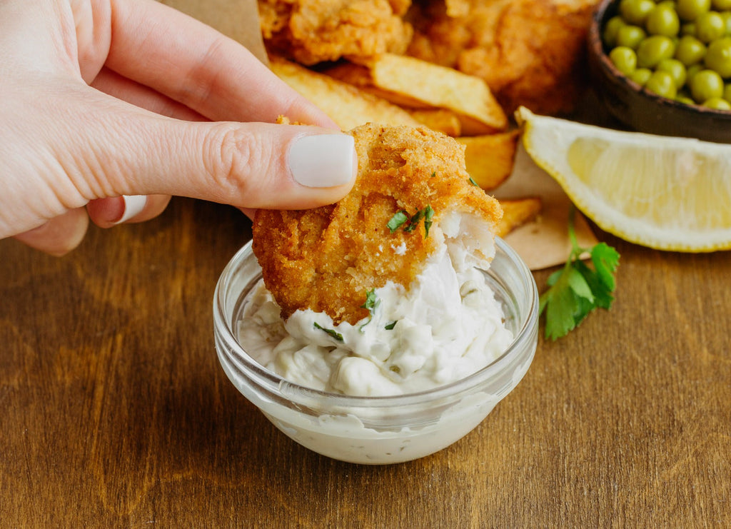 Crispy Fried Fish with Airy Creamy Dip (N₂O Infused) – QuickWhip UK